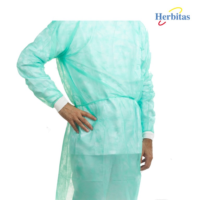 Bata Desechable Estéril Con Puños | Bata Desechable| Herbitas