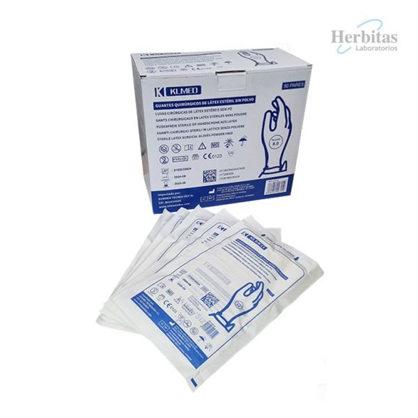 Sterile Surgical Gloves Made of Powder-free Latex| Herbitas